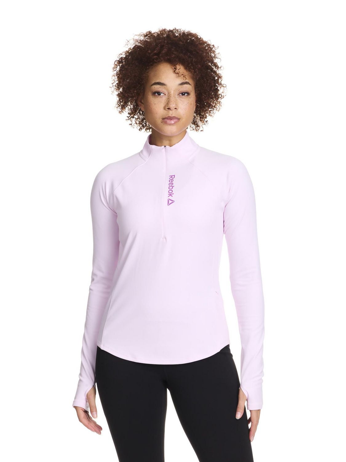 Click here for Reebok Womens On The Go Half Zip Jacket L prices