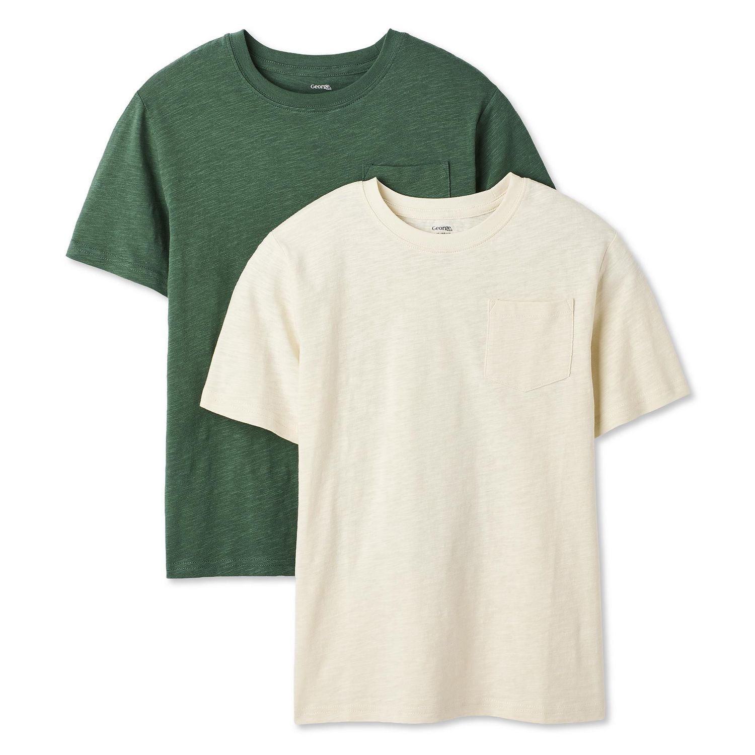 Click here for George Boys Pocket T-Shirt 2-Pack M prices