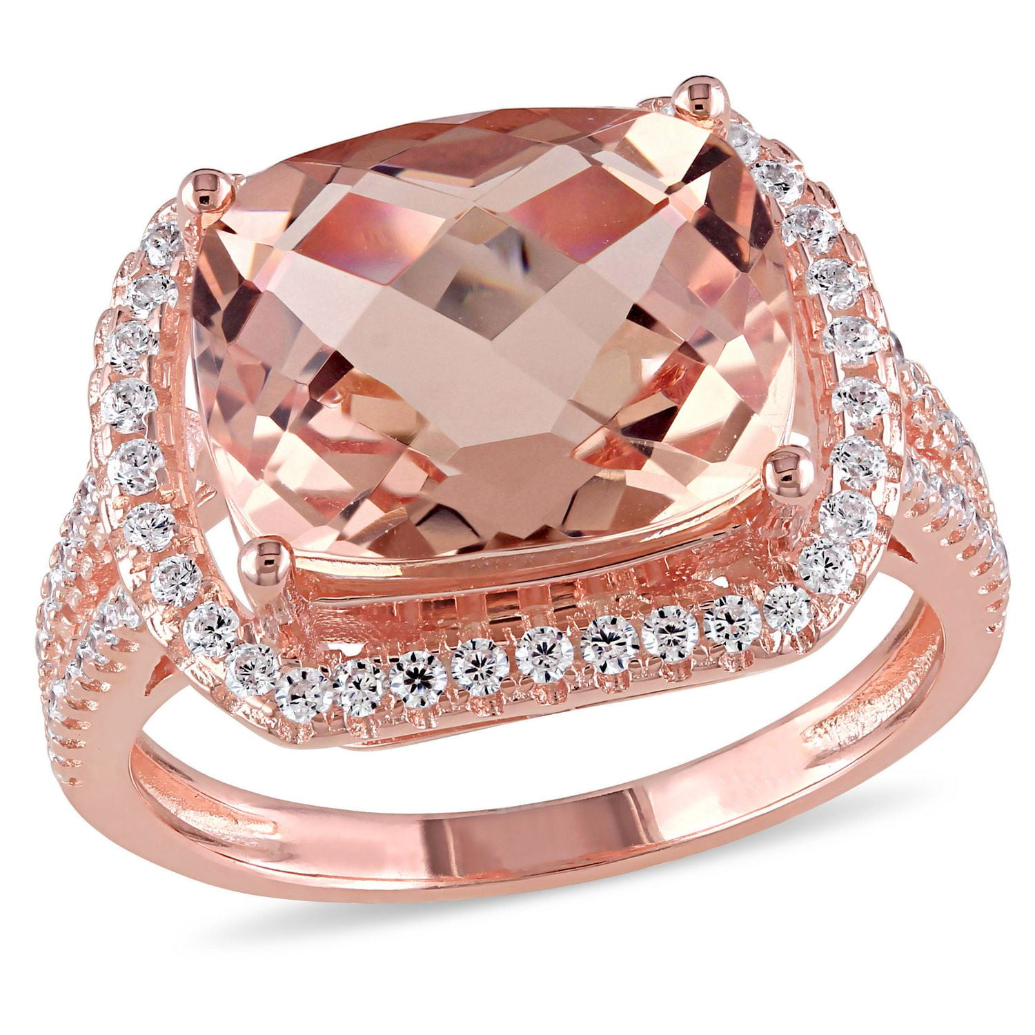 Click here for Tangelo 5.50 Carat T. G.W. Simulated Morganite And... prices
