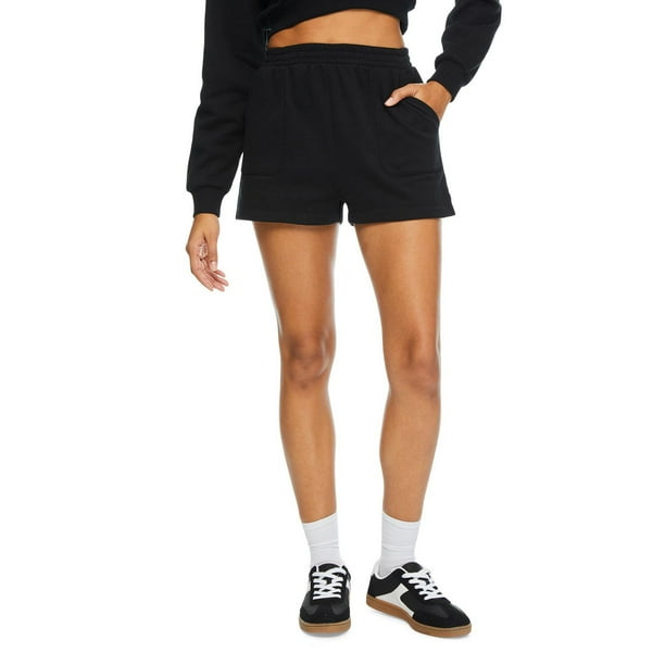 No Boundaries Women's Fleece Short, Sizes XS-XXL - Walmart.ca