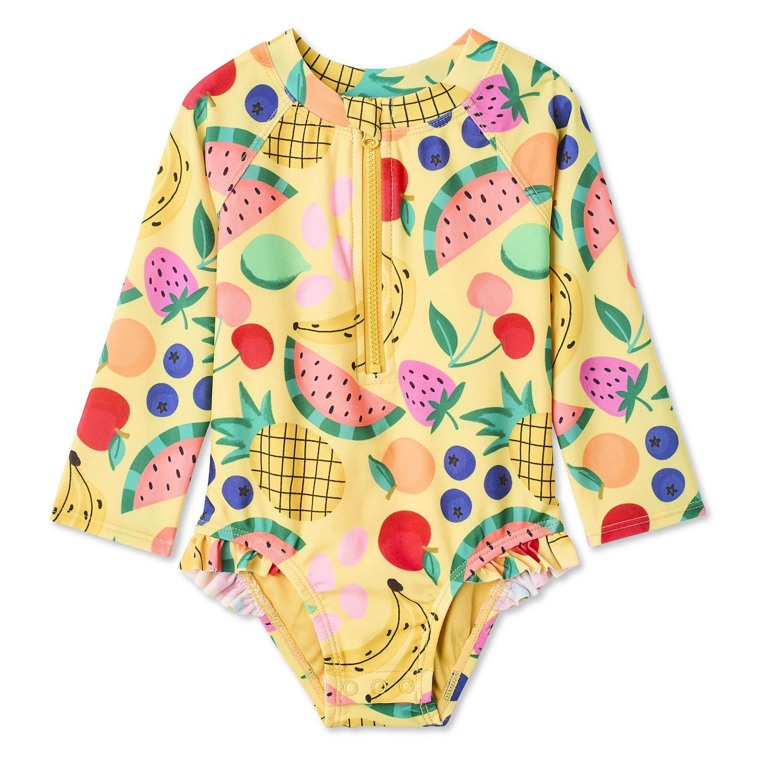 Click here for George Baby Girls One Piece Ruffle Swimsuit 12-18... prices