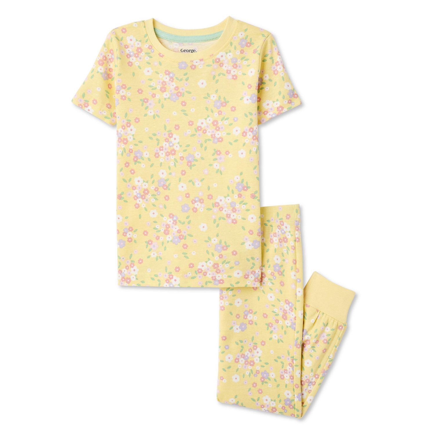 Click here for George Toddler Girls Two Piece Pajama Set 3t prices