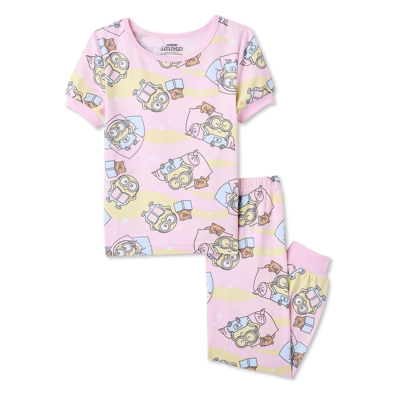 Click here for Minions Toddler Girls Two Piece Pajama Set 3t prices