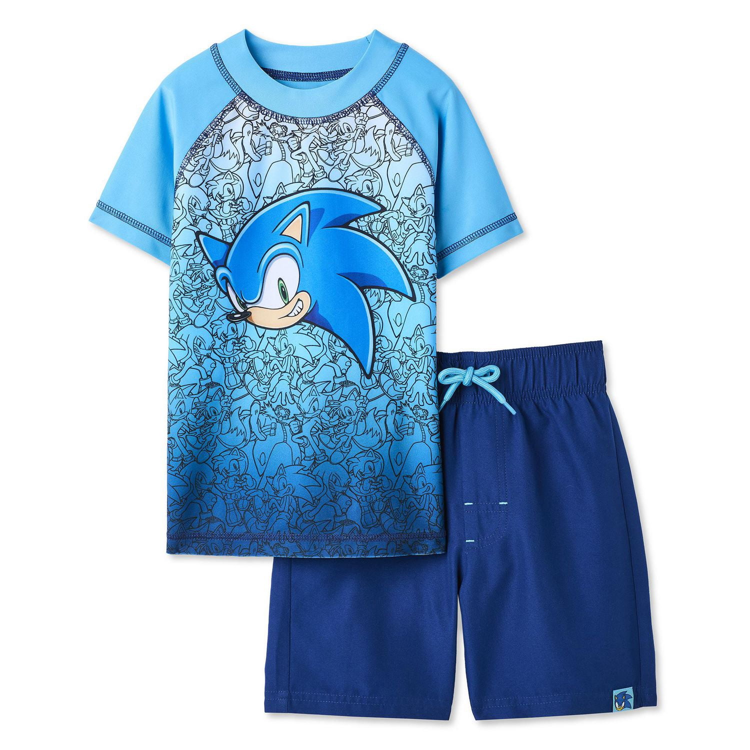 Click here for Sonic The Hedgehog Boys Two Piece Rashguard Set M prices
