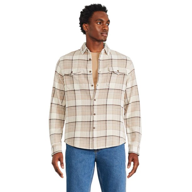 George Men's Twill Overshirt - Walmart.ca