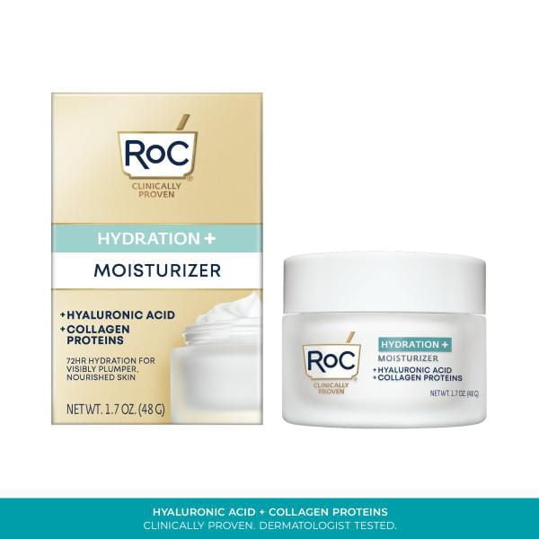 RoC Skincare - Hydration + Moisturizer®️ - + Hyaluronic Acid + Collagen ...
