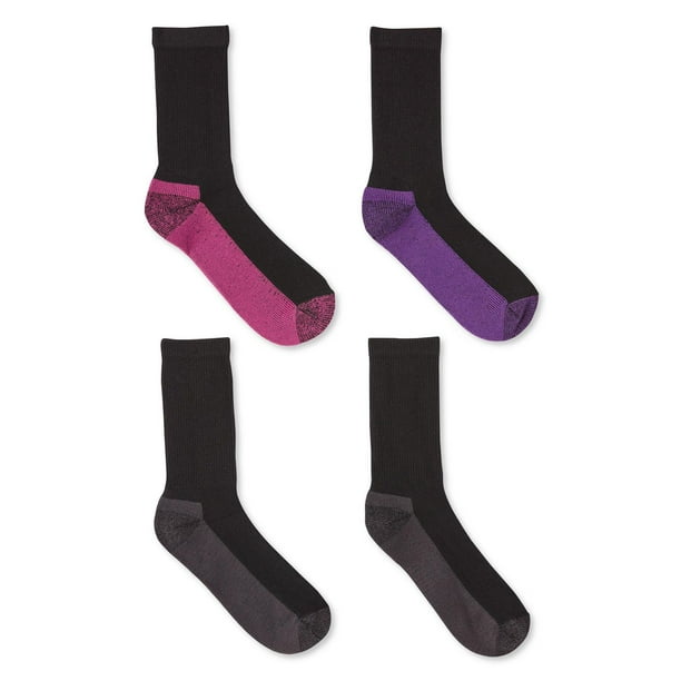Workload 4-Pack Ladies Crew Work Sock, Shoe size 4-10 - Walmart.ca