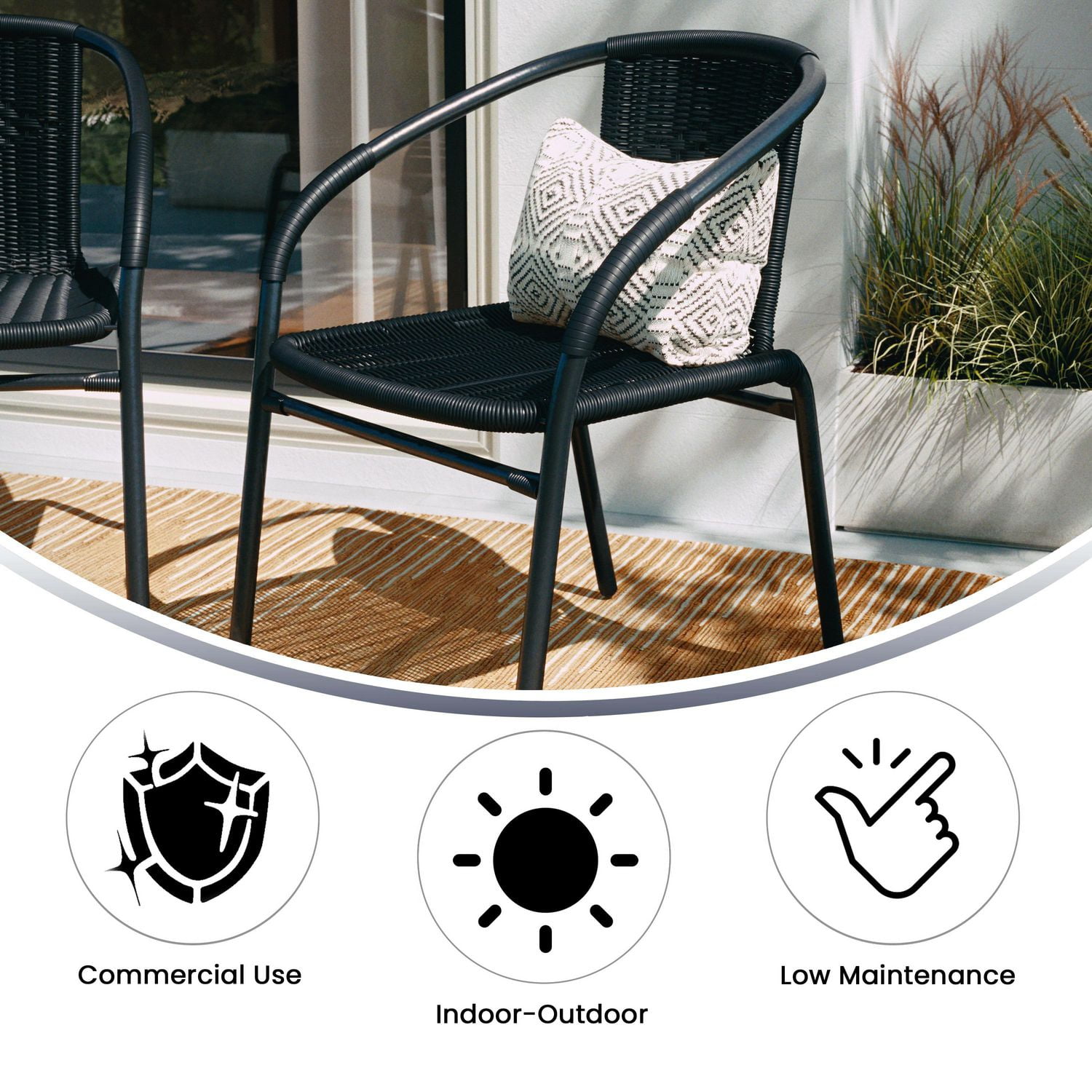 Flash furniture rattan restaurant chair store