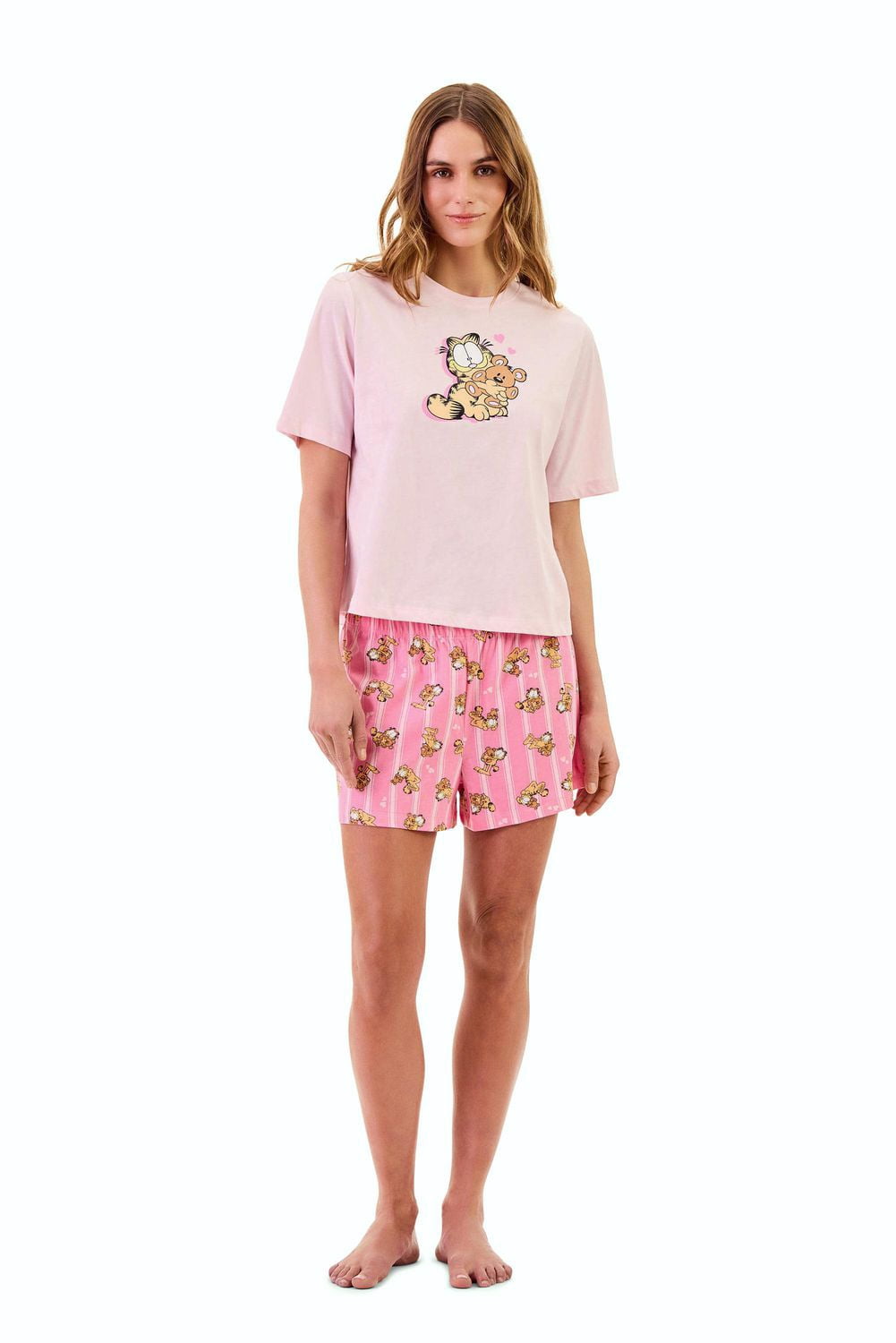 Click here for Garfield Womens T-Shirt And Boxer Sleep Set Xl prices
