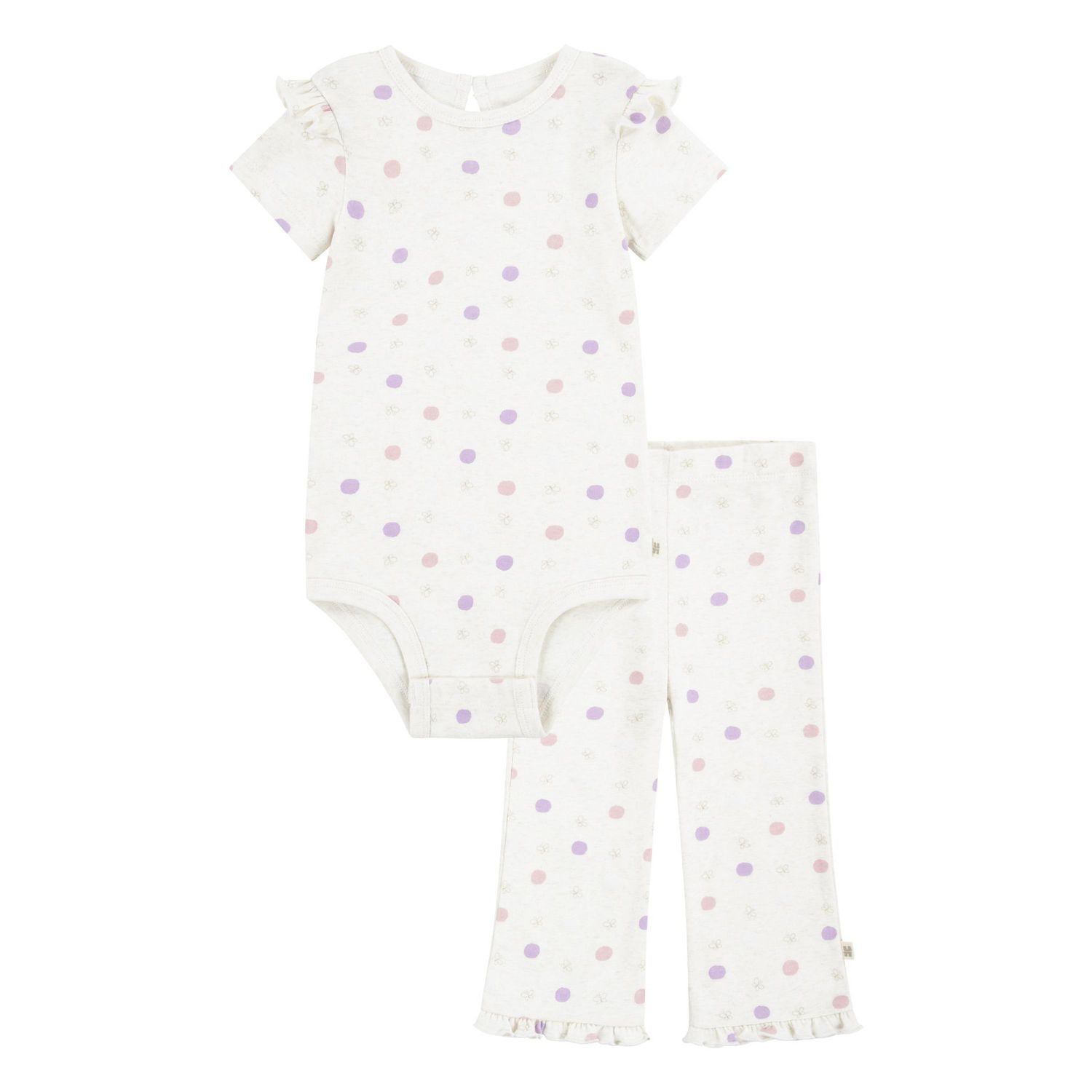 Click here for Huggies Organic Cotton 2-Piece Bodysuit & Pant Set... prices