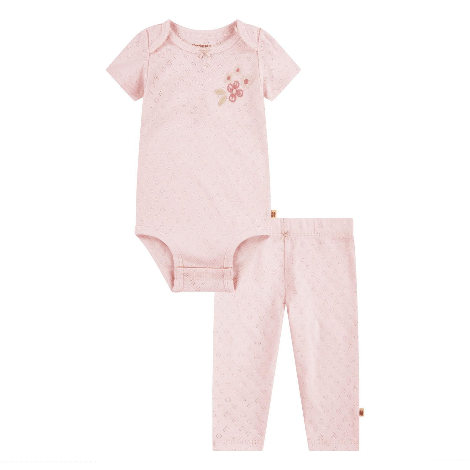 Click here for Huggies Organic Cotton 2-Piece Pointelle Bodysuit... prices