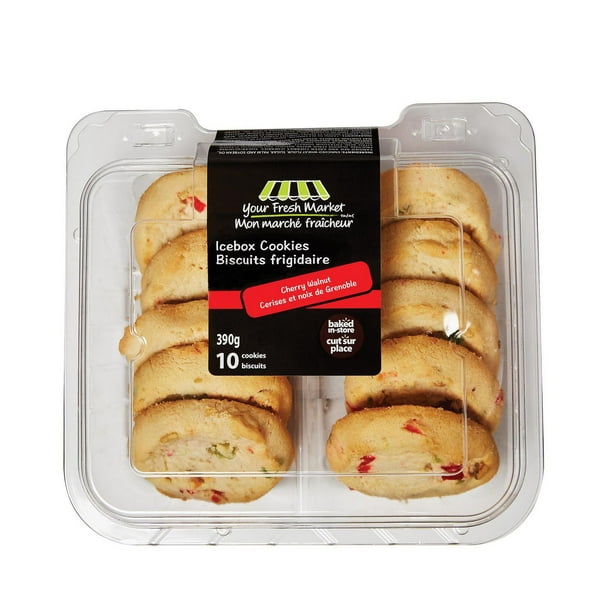 Your Fresh Market Cherry Walnut Icebox Cookies - Walmart.ca