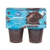 Great Value Fat Free Chocolate Pudding, 4 x 99 g - Walmart.ca