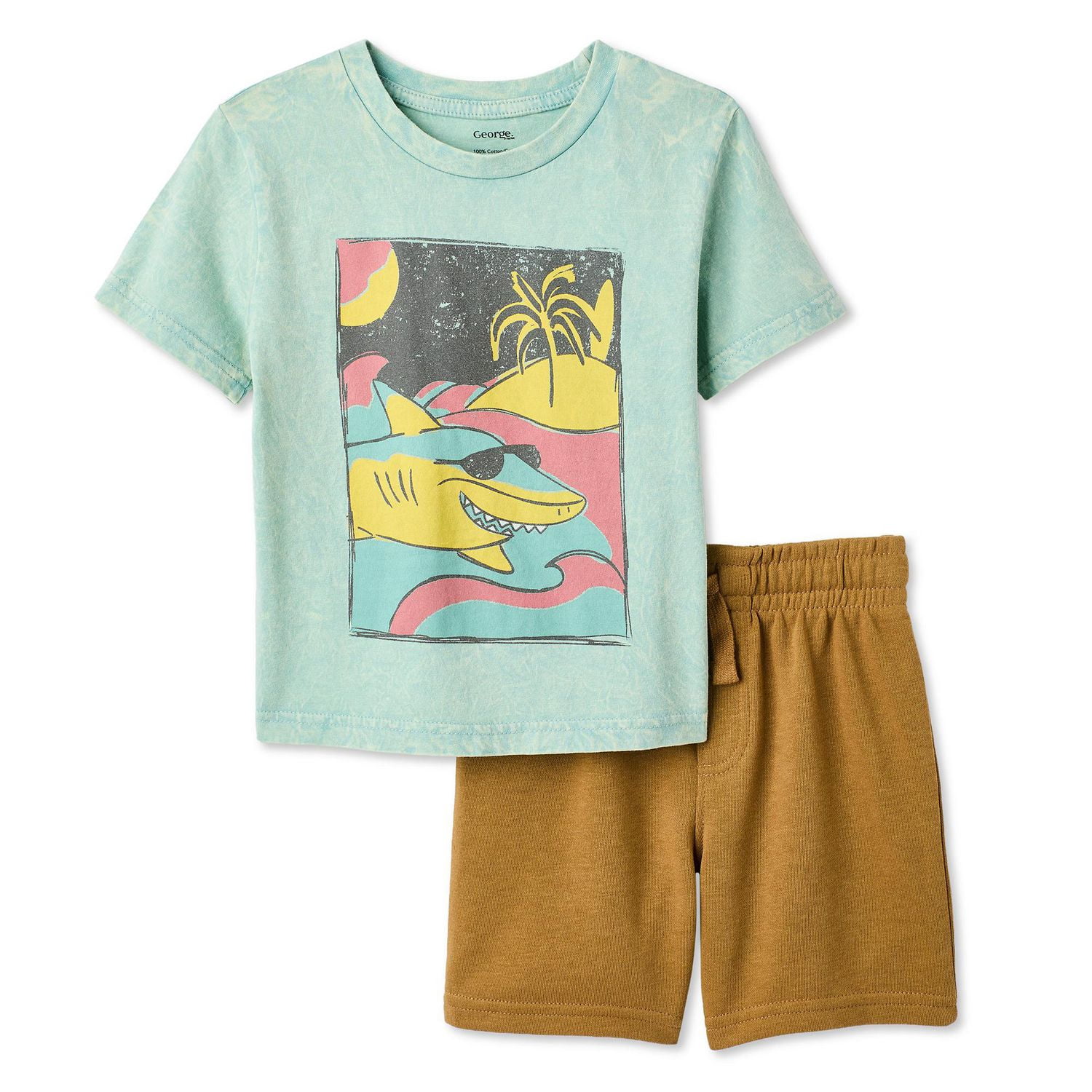Click here for George Toddler Boys Two Piece Short Set 2t prices