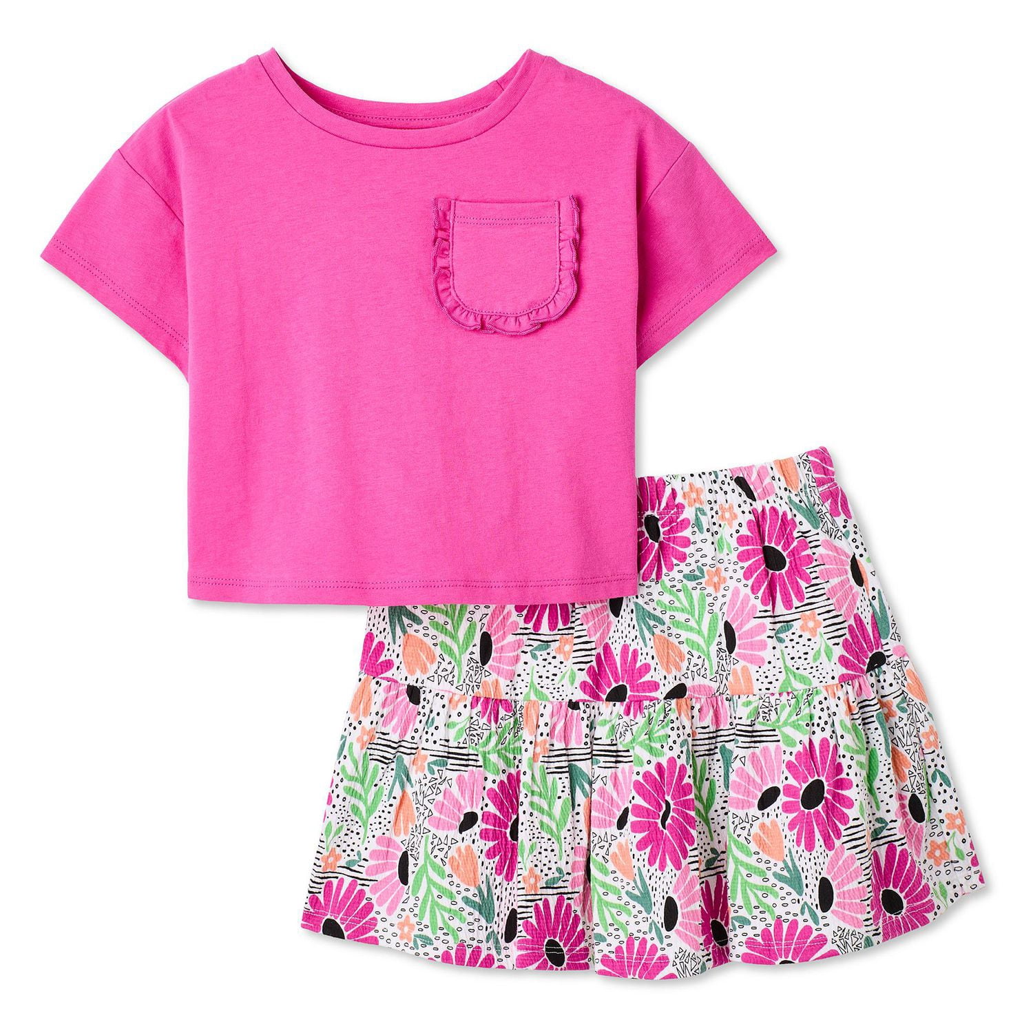 Click here for George Toddler Girls Two Piece Skirt Set 5t prices