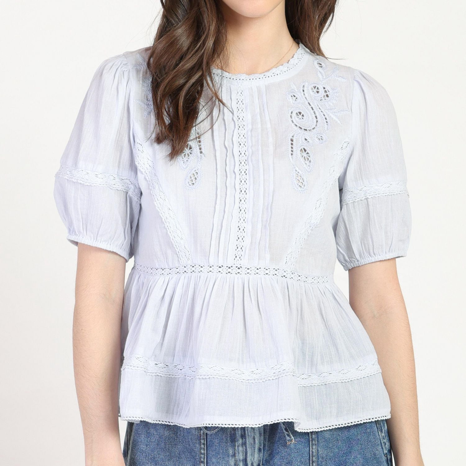 Click here for Bloom Girl  Short Sleeve A Line Blouse  Sizes Xs-X... prices