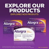 Allegra 12 Hour Allergy Medication, Non-Drowsy, Fast, Multi-Symptom ...
