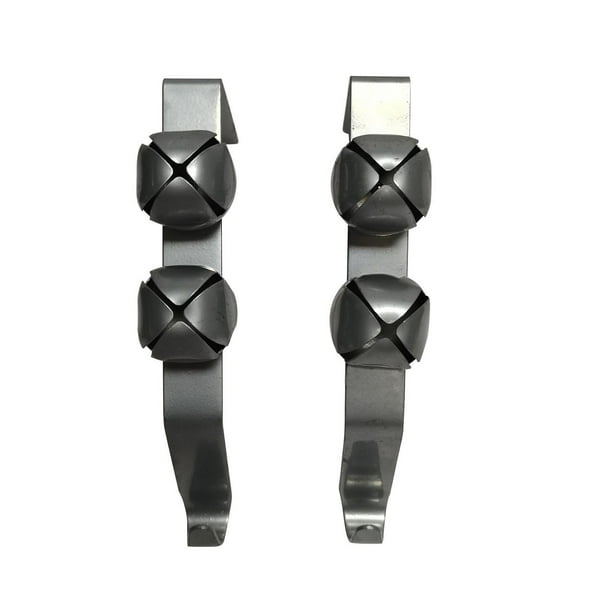 Holiday Time 2PC Jingle Bell Stocking Holder, Jingle Bell Stocking ...