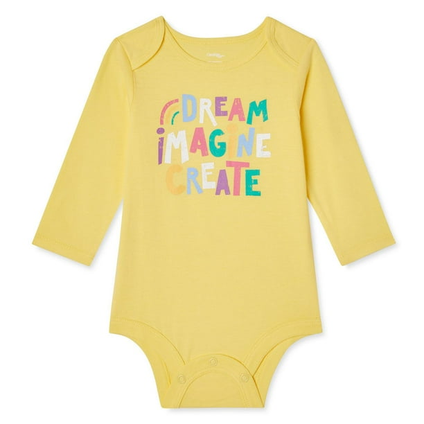 George Baby Girls' Long Sleeve Bodysuit - Walmart.ca