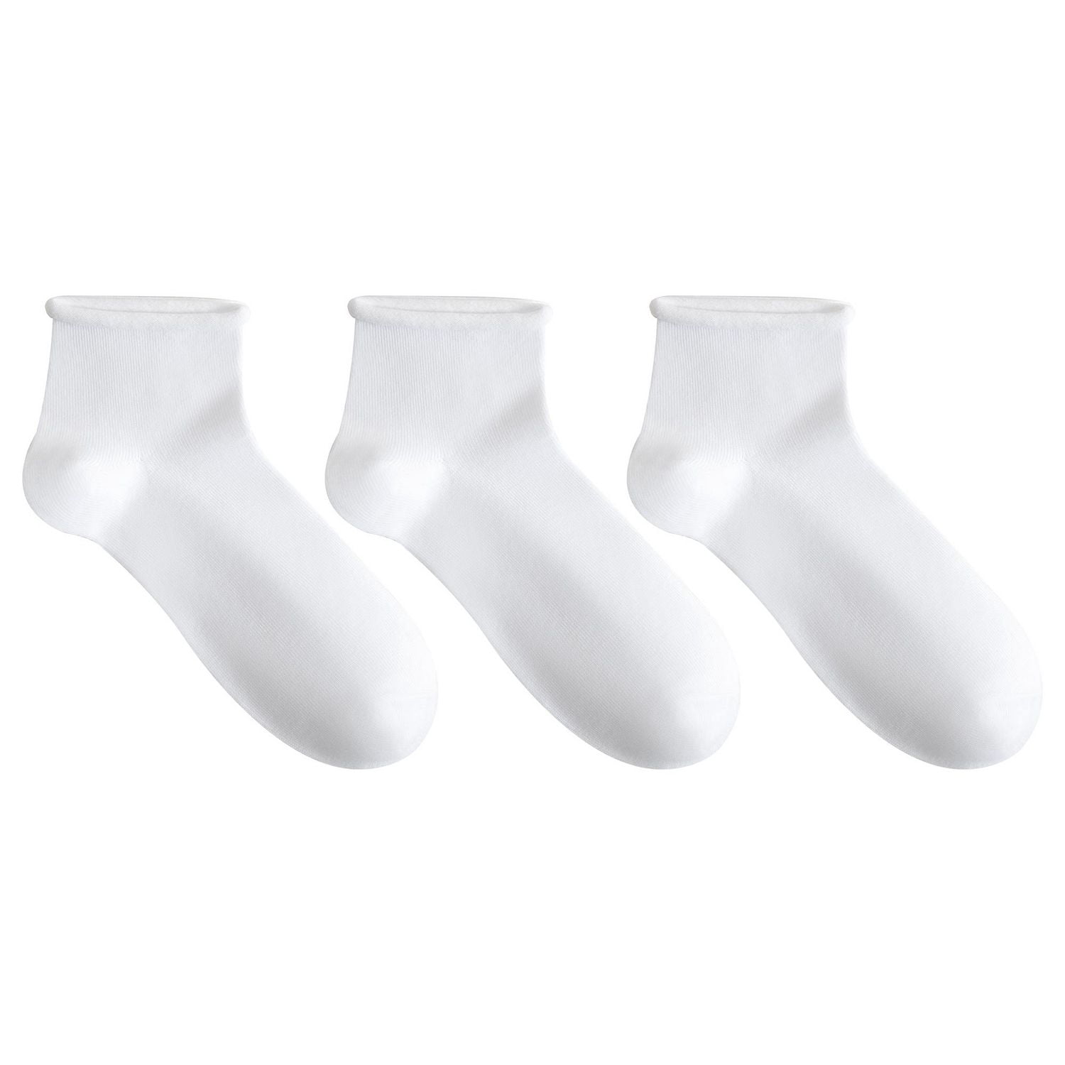 Click here for Secret Ladies 3pk Comfort Top Quarter Socks 6-10 prices