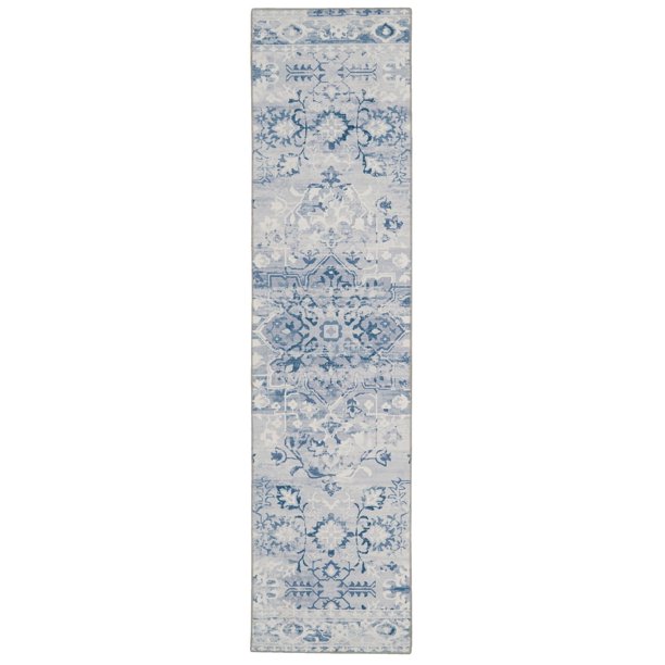 Harris 2x8 Washable Accent Rug, Grey and Ivory - Walmart.ca