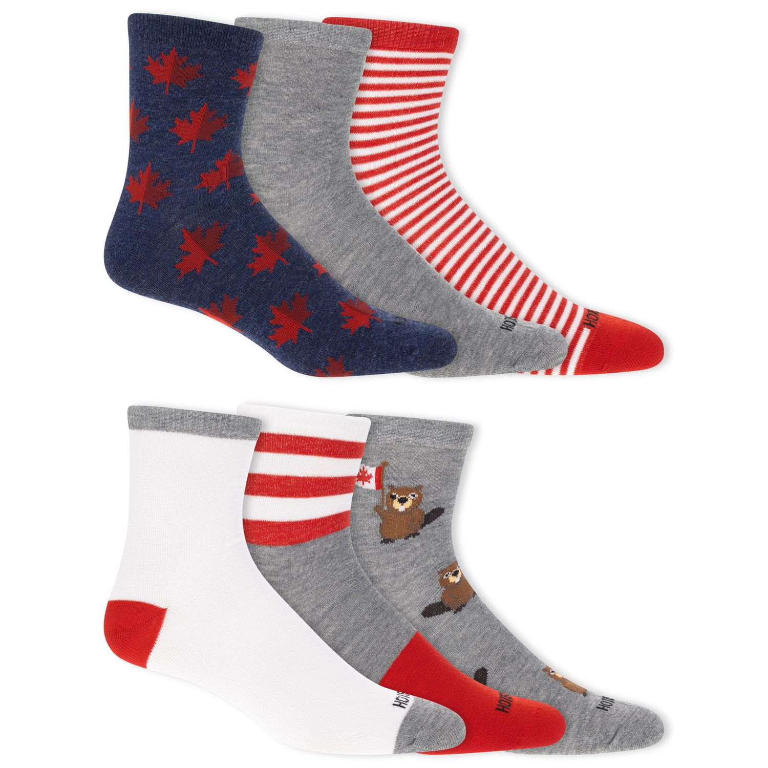 Click here for Hotsox Mens 6 Pair Fashion Mid-Crew Sock Size 6-12... prices