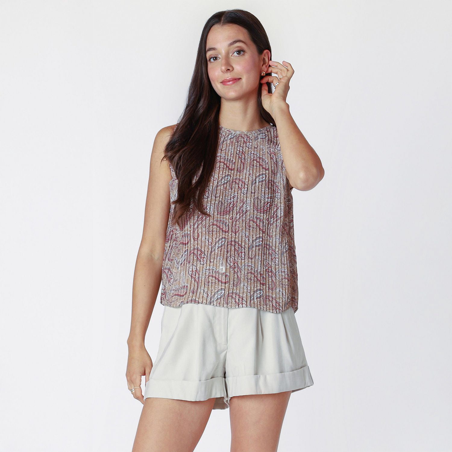 Click here for Devoted  Pleated Top  Sizes Xs-Xl S prices