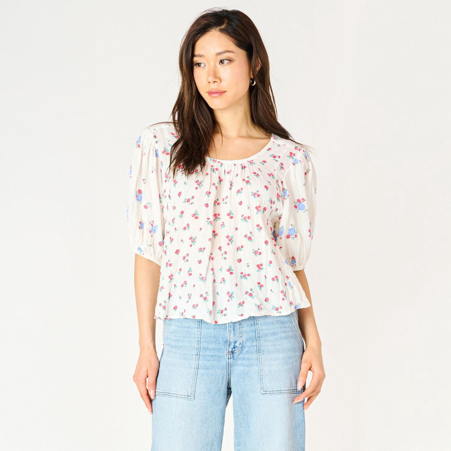 Click here for Devoted  Tie-Back Printed Top  Sizes Xs-Xl S prices