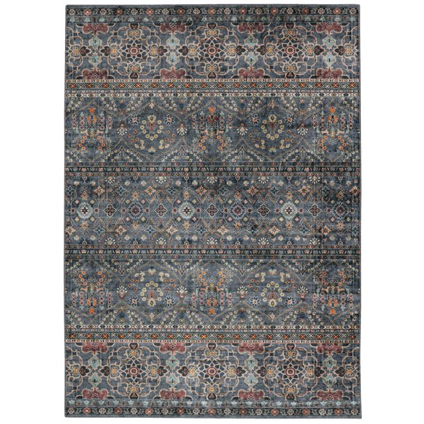 Grant 3x5 Washable Accent Rug, Teal and Ivory - Walmart.ca