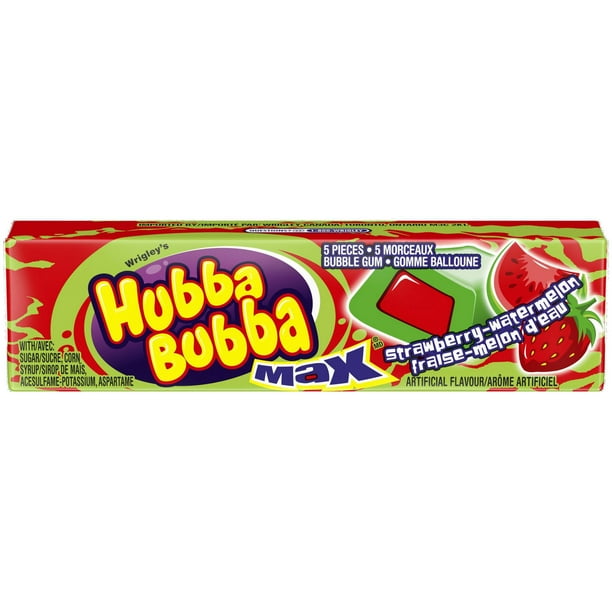 Hubba Bubba Max Strawberry Watermelon Bubble Gum - Walmart.ca