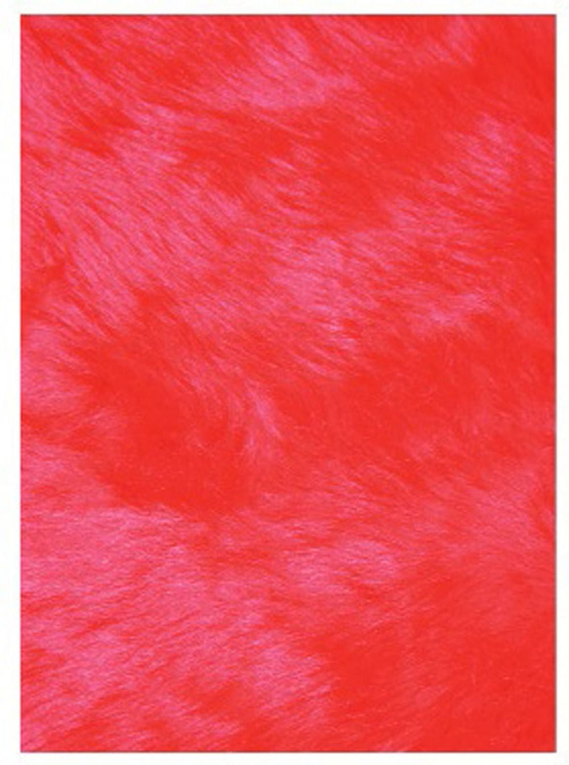 Fun Rugs Rectangle Red Polyester Flokati Kids Rugs | Walmart Canada