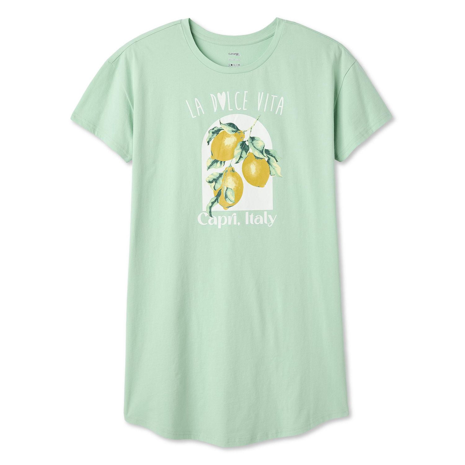 Click here for George Womens Crew-Neck Nightshirt S prices