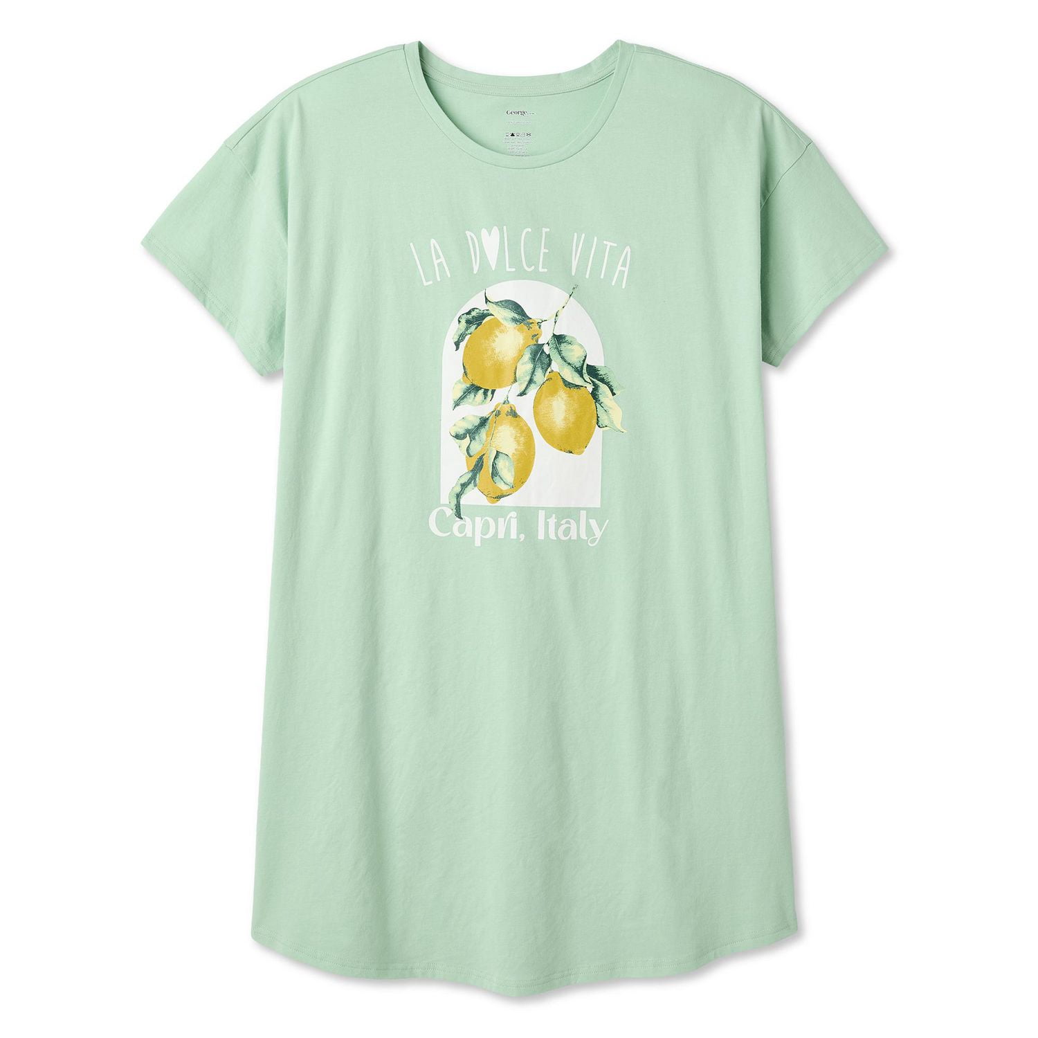 Click here for George Womens Plus Crew-Neck Nightshirt 2x prices