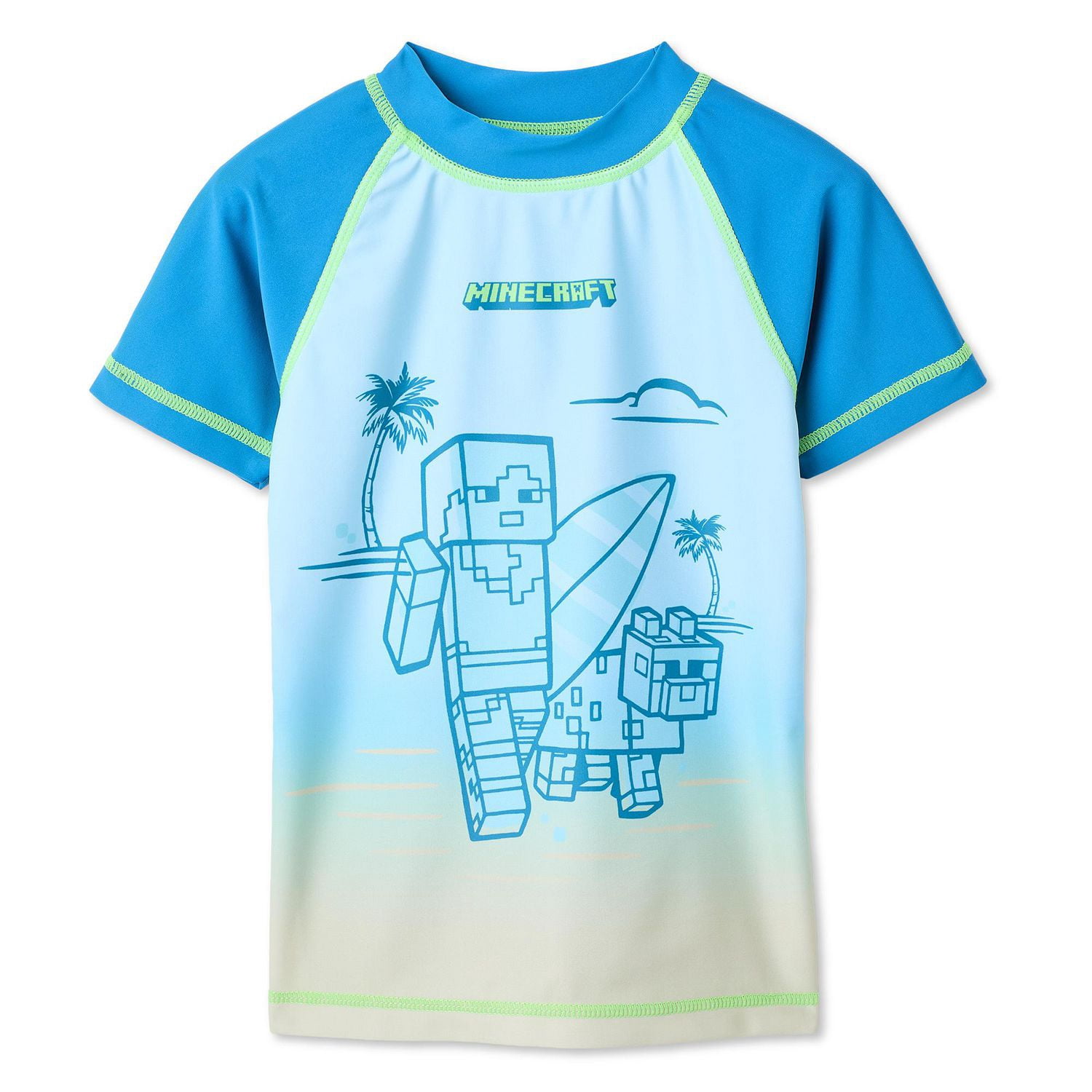 Minecraft Boys' Short-Sleeve Rashguard - Walmart.ca