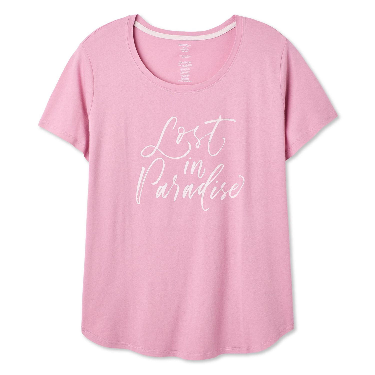 Click here for George Womens Plus Scoop-Neck Sleep T-Shirt 2x prices