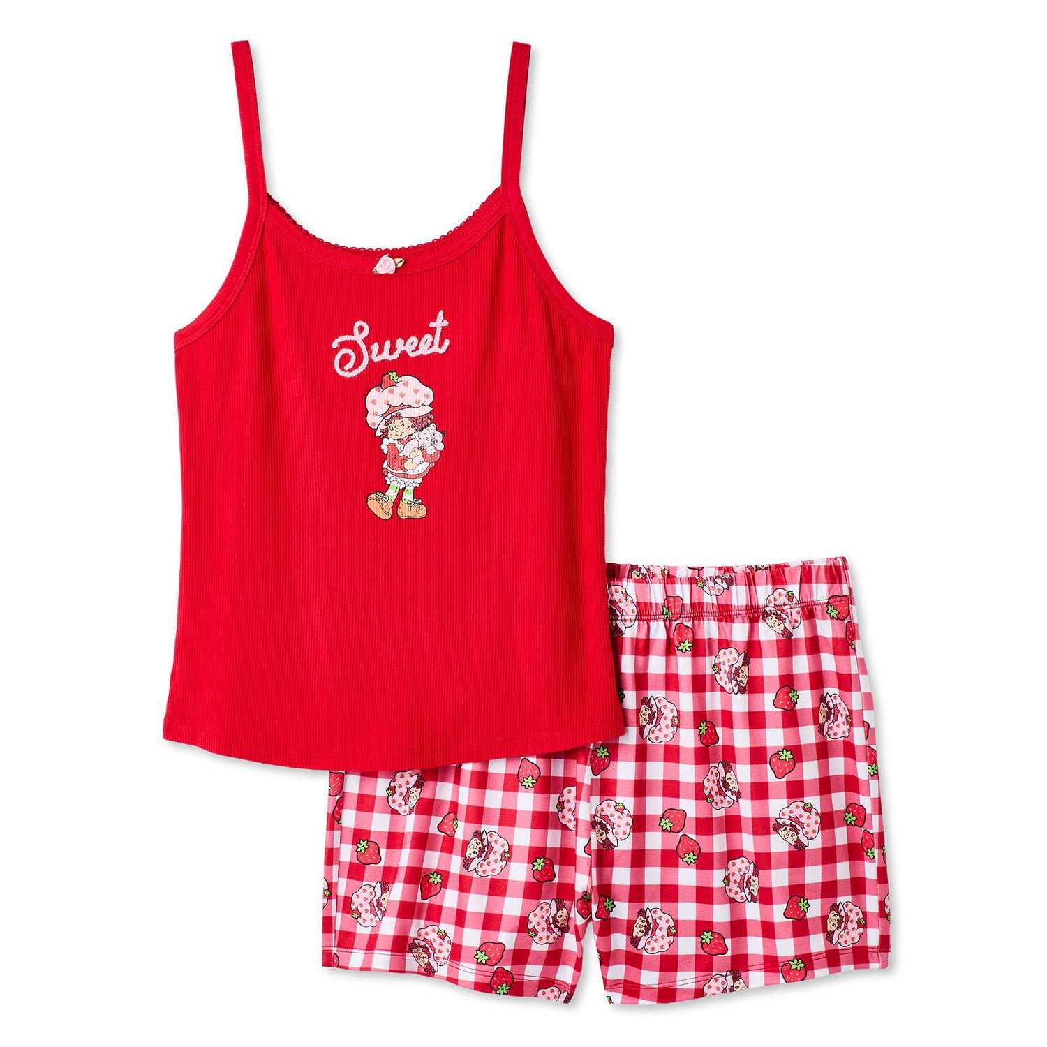 Click here for Strawberry Shortcake Womens Two Piece Pajama Set M prices