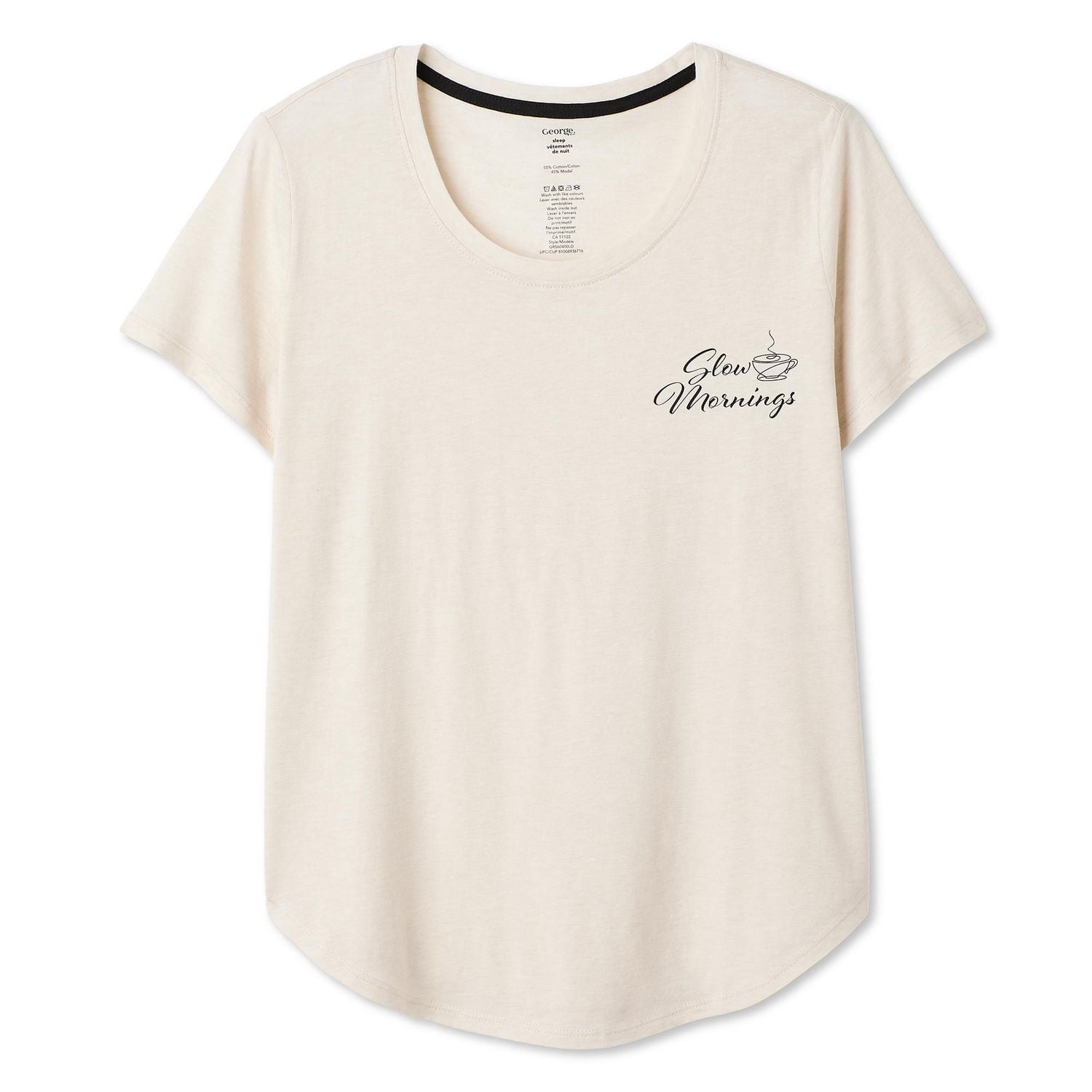 Click here for George Womens Scoop-Neck Sleep T-Shirt L prices