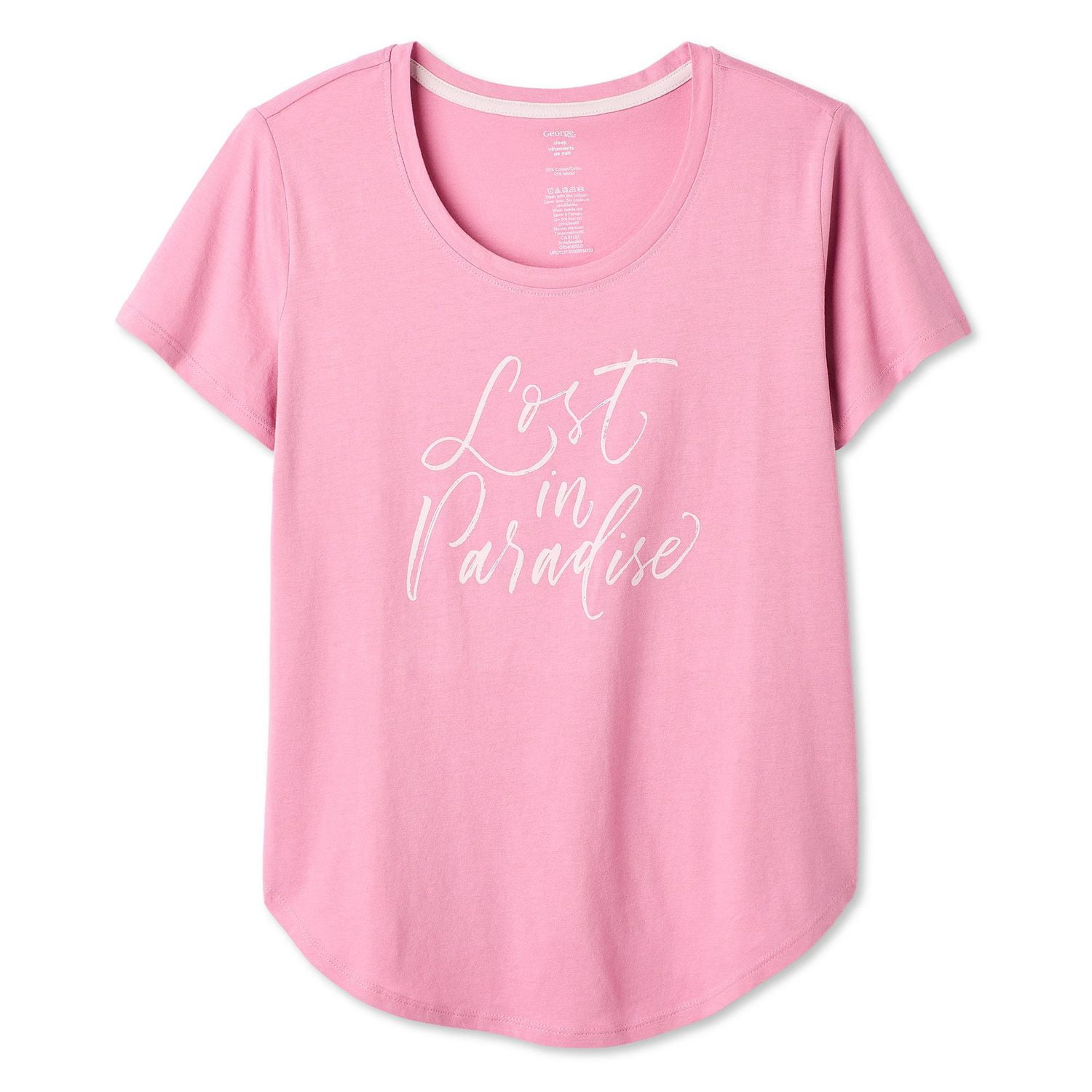 Click here for George Womens Scoop-Neck Sleep T-Shirt L prices