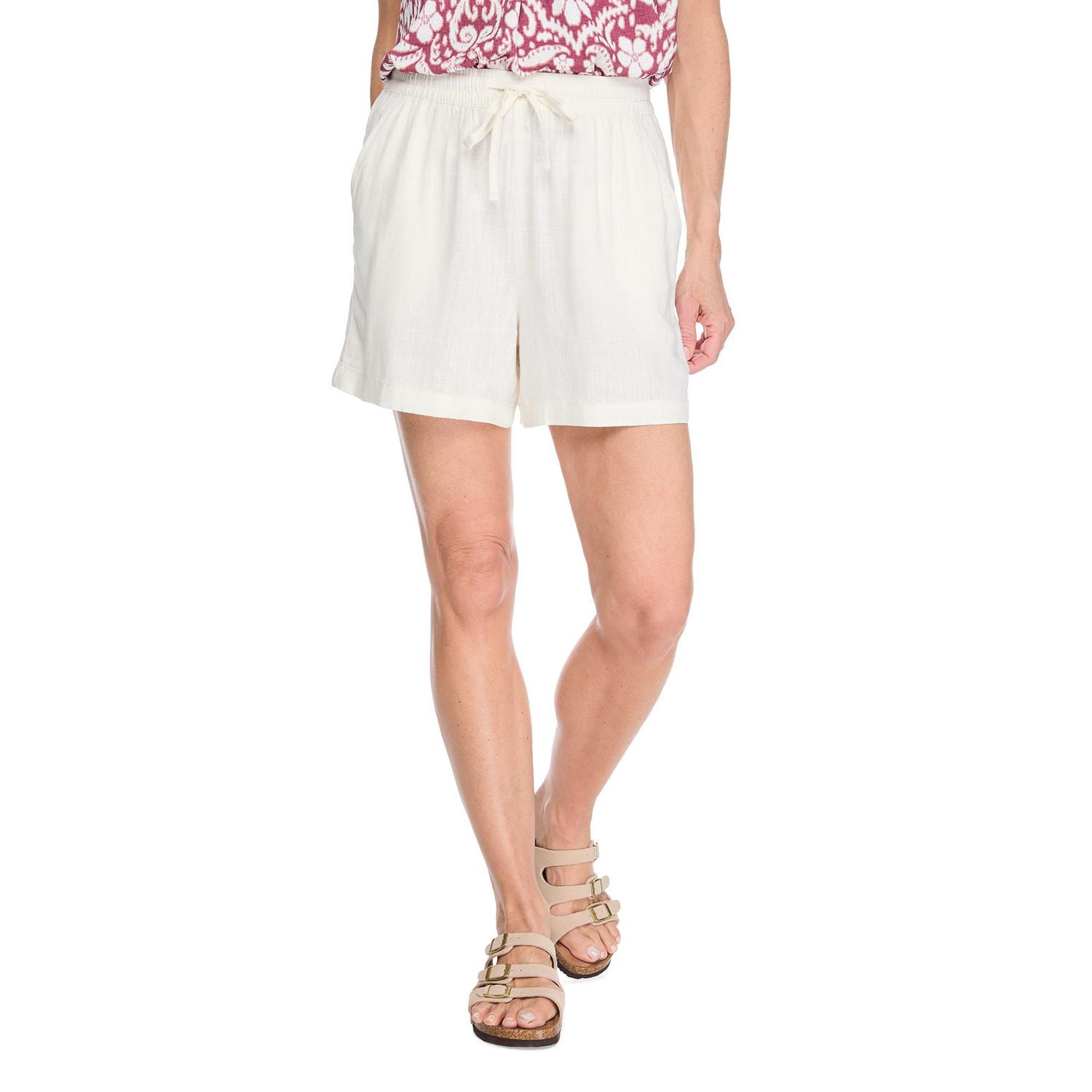 Click here for Iyla Womens Linen-Blend Short L prices