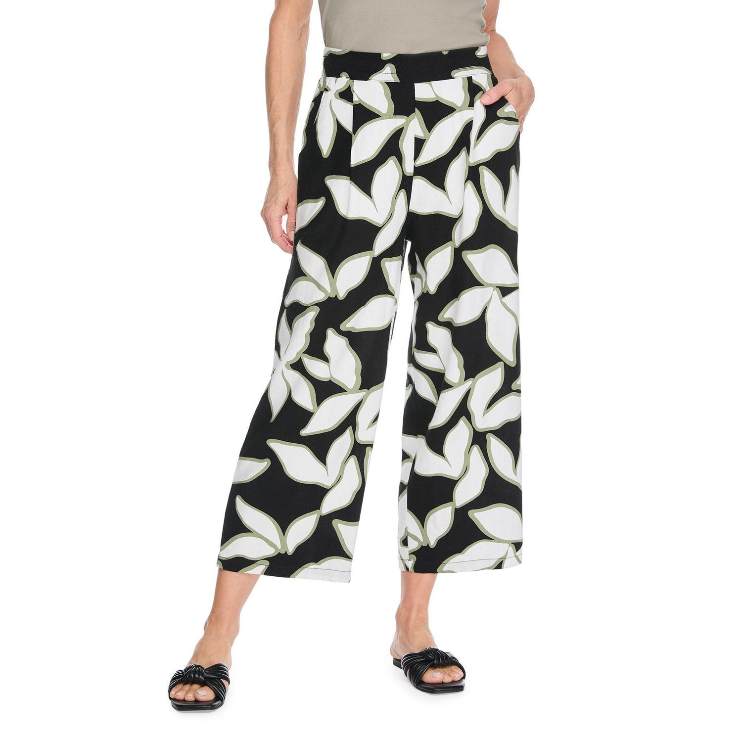Click here for Iyla Womens Linen Gaucho Pant Xl prices