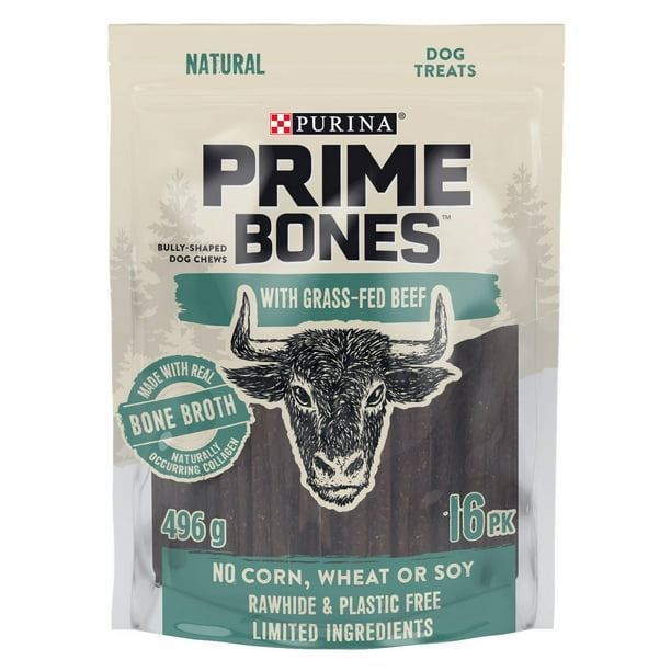 Prime Bones with Grass-Fed Beef, Dog Treats, 264-496 g - Walmart.ca