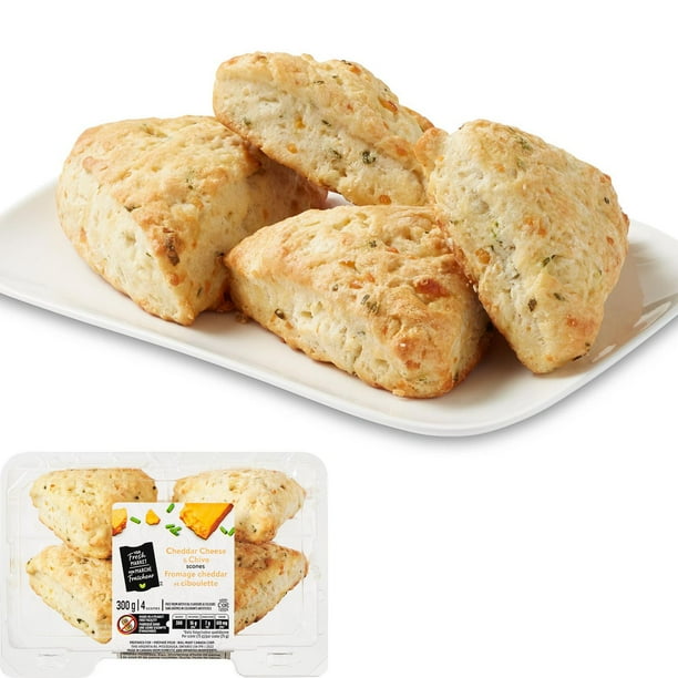 Your Fresh Market® Cheddar Cheese & Chive Scones - Walmart.ca
