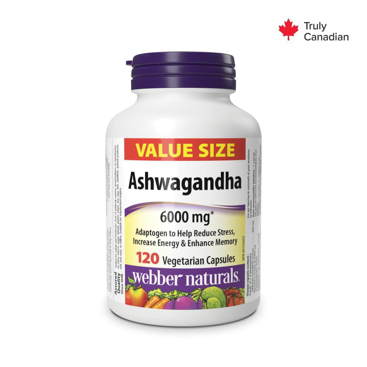 Click here for Webber Naturals Ashwagandha 6000 Mg prices