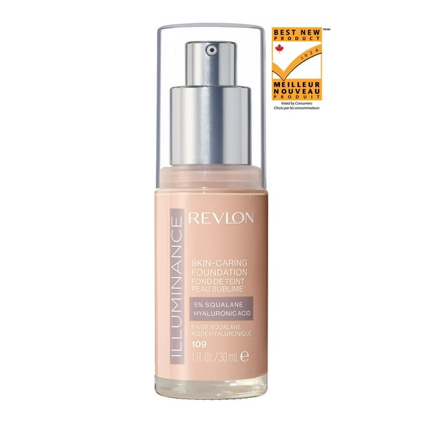 Revlon Illuminance Skin-Caring Liquid Foundation Makeup, Medium ...
