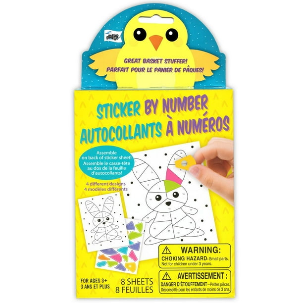 Mello Smello Spring Easter Sticker by Number, 4 Different Designs ...