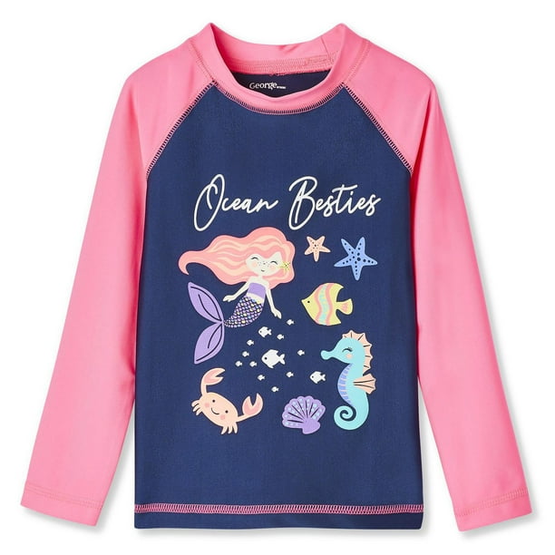 George Toddler Girls' Raglan Rash Guard - Walmart.ca