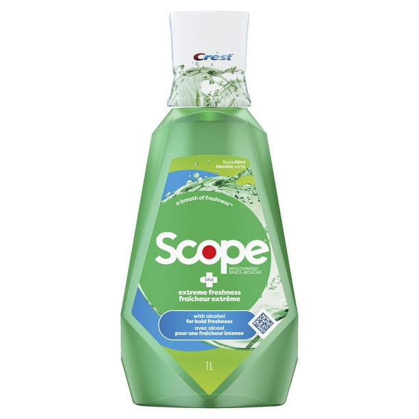 Crest Scope Bold Fresh Mouthwash, Clean Mint, 1L - Walmart.ca