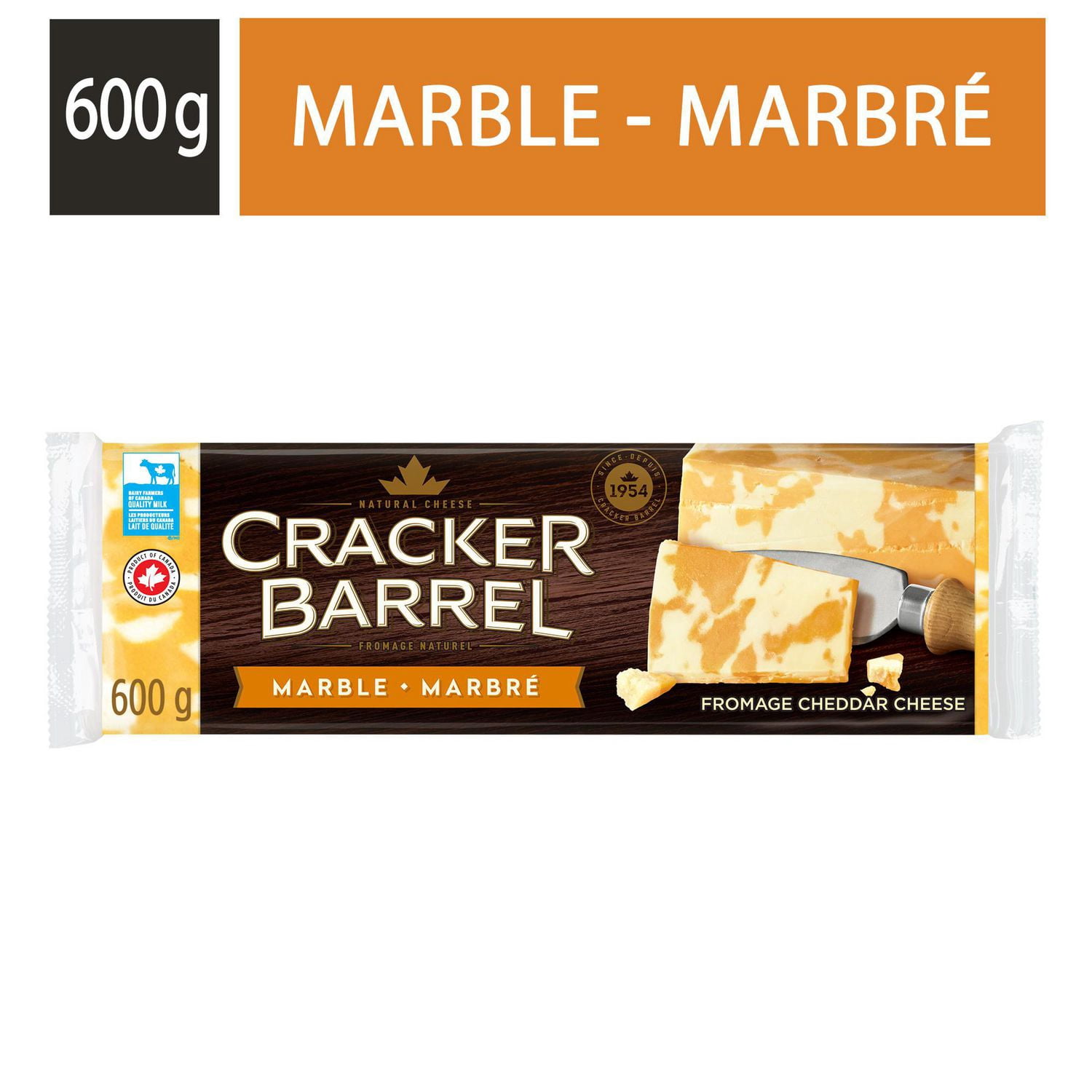 Cracker Barrel Cheddar Marble Cheese - Walmart.ca