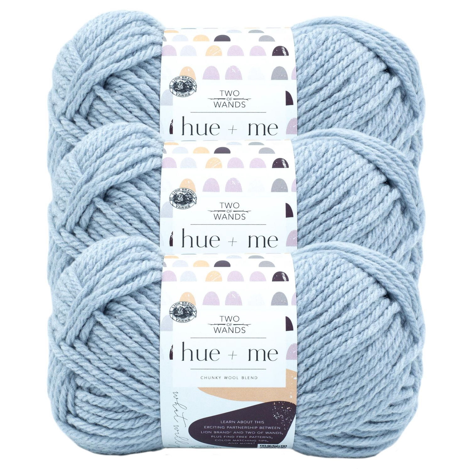 Lion Brand Hue + Me Yarn #5 Bulky/Chunky Yarn 125g/125m 3-Pack - Walmart.ca
