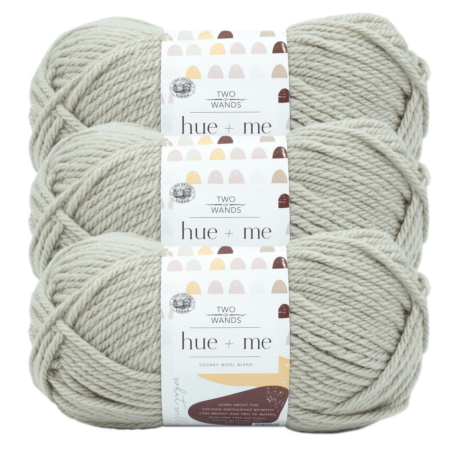 Lion Brand Hue + Me Yarn #5 Bulky/Chunky Yarn 125g/125m 3-Pack - Walmart.ca